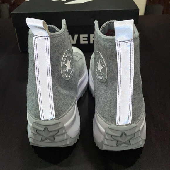 Converse | Shoes | Converse Run Star Hike Hi Felt Ash Stone | Poshmark